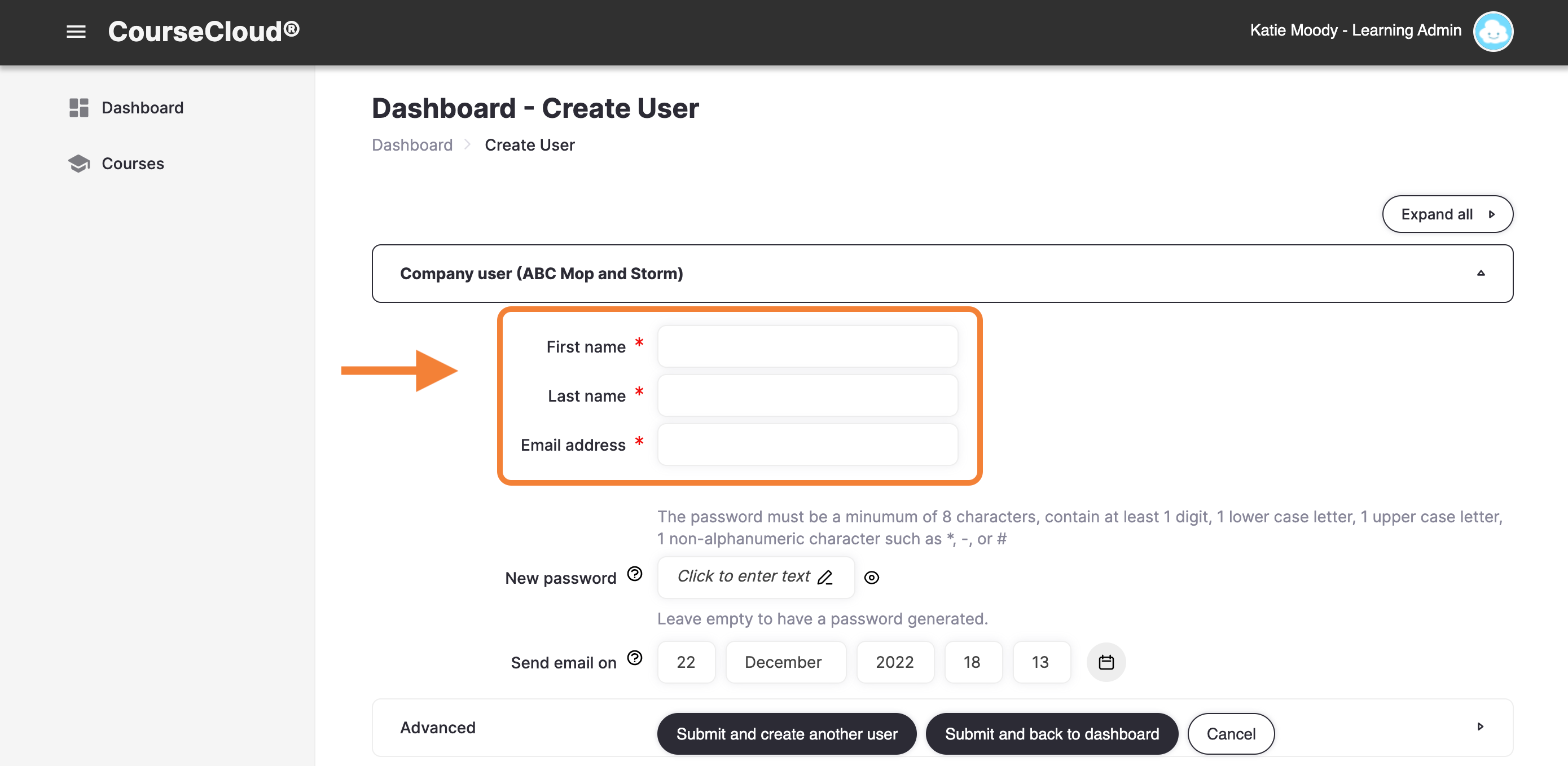 Create user accounts in CourseCloud – OpenSesame Support