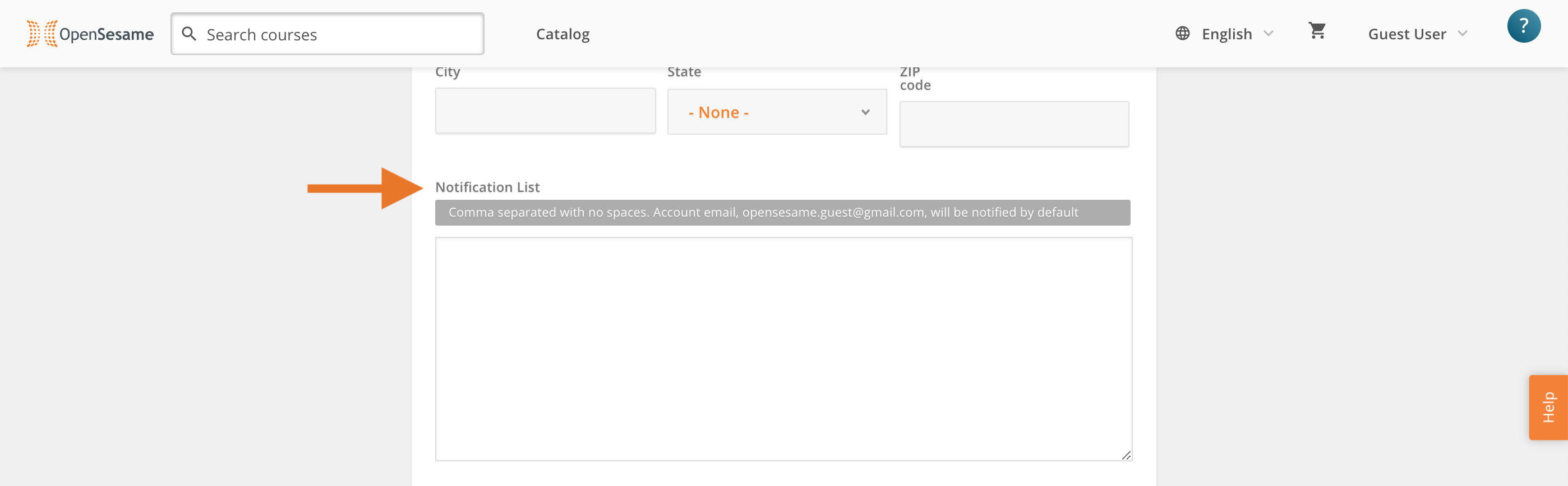 How to add email addresses to your account's Notification List ...