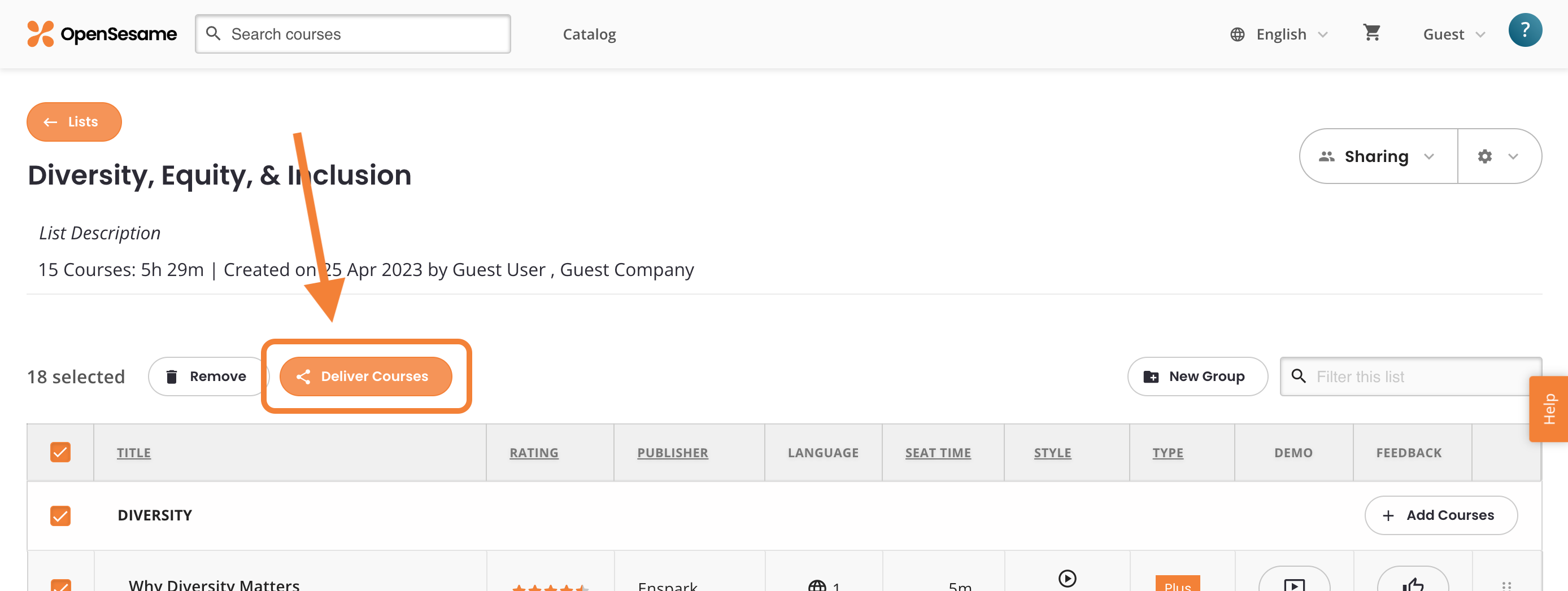 OpenSesame’s course delivery options – OpenSesame Support