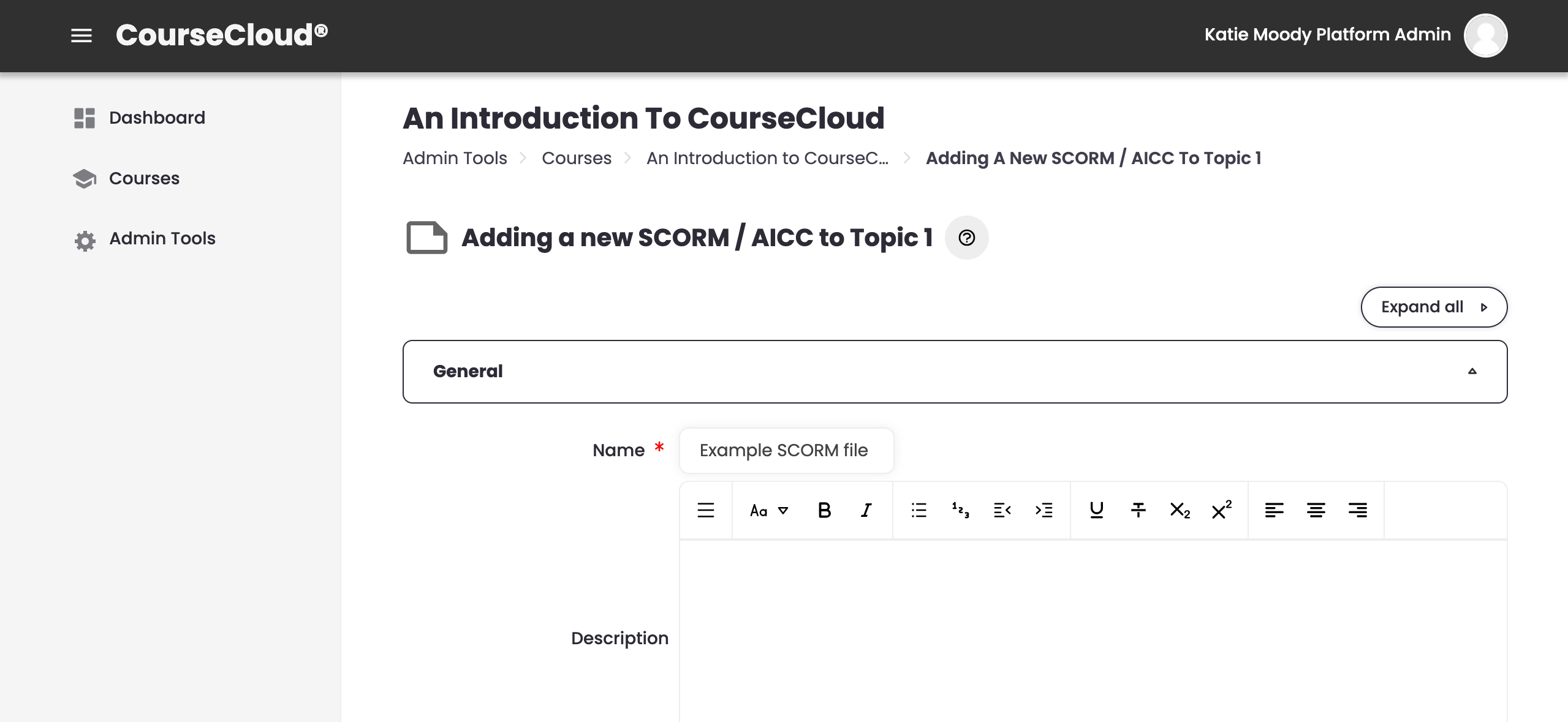Upload your own content to CourseCloud – OpenSesame Support