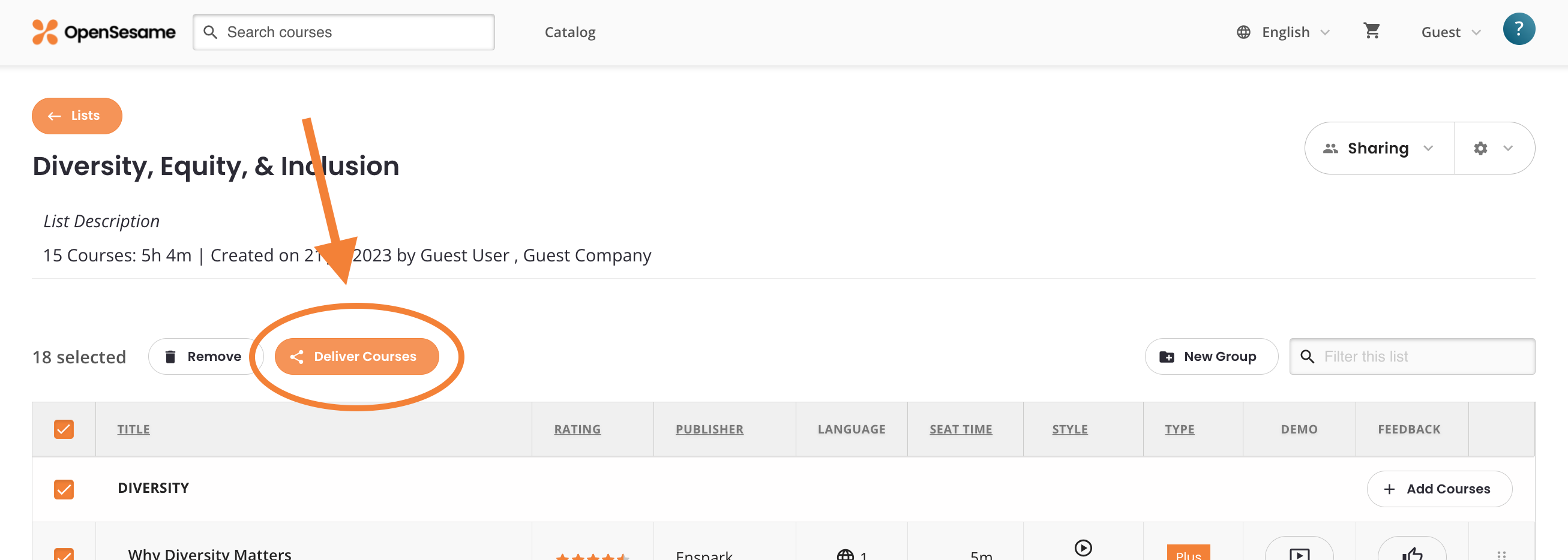 OpenSesame’s course delivery options – OpenSesame Support