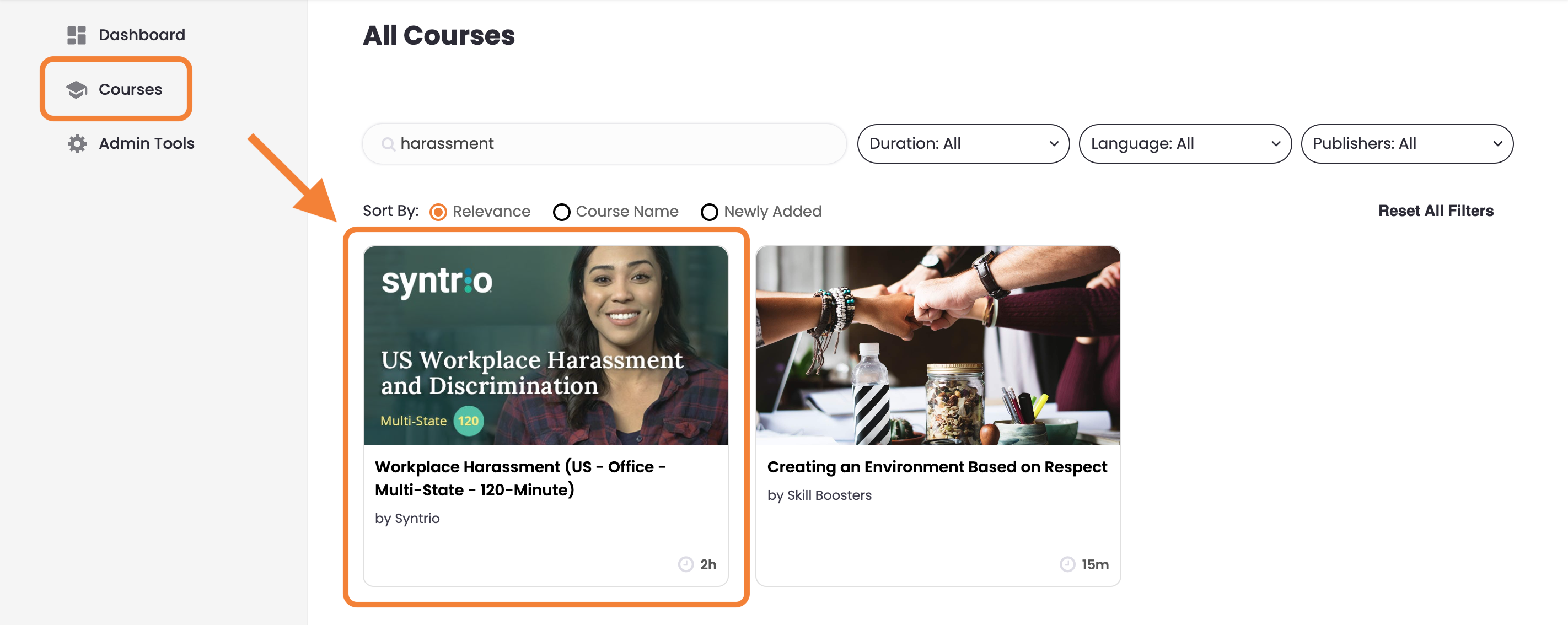 Set up a course for multiple completions in CourseCloud – OpenSesame ...