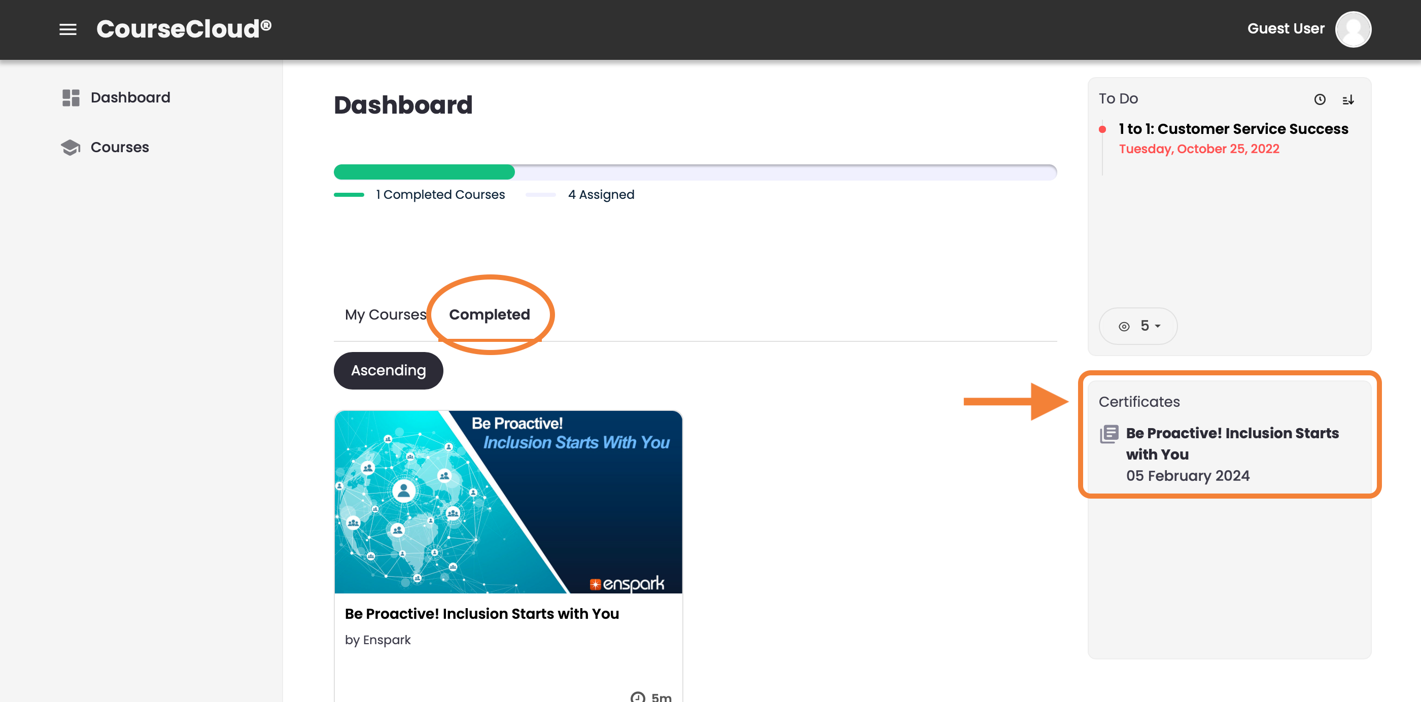Set up a course for multiple completions in CourseCloud – OpenSesame ...