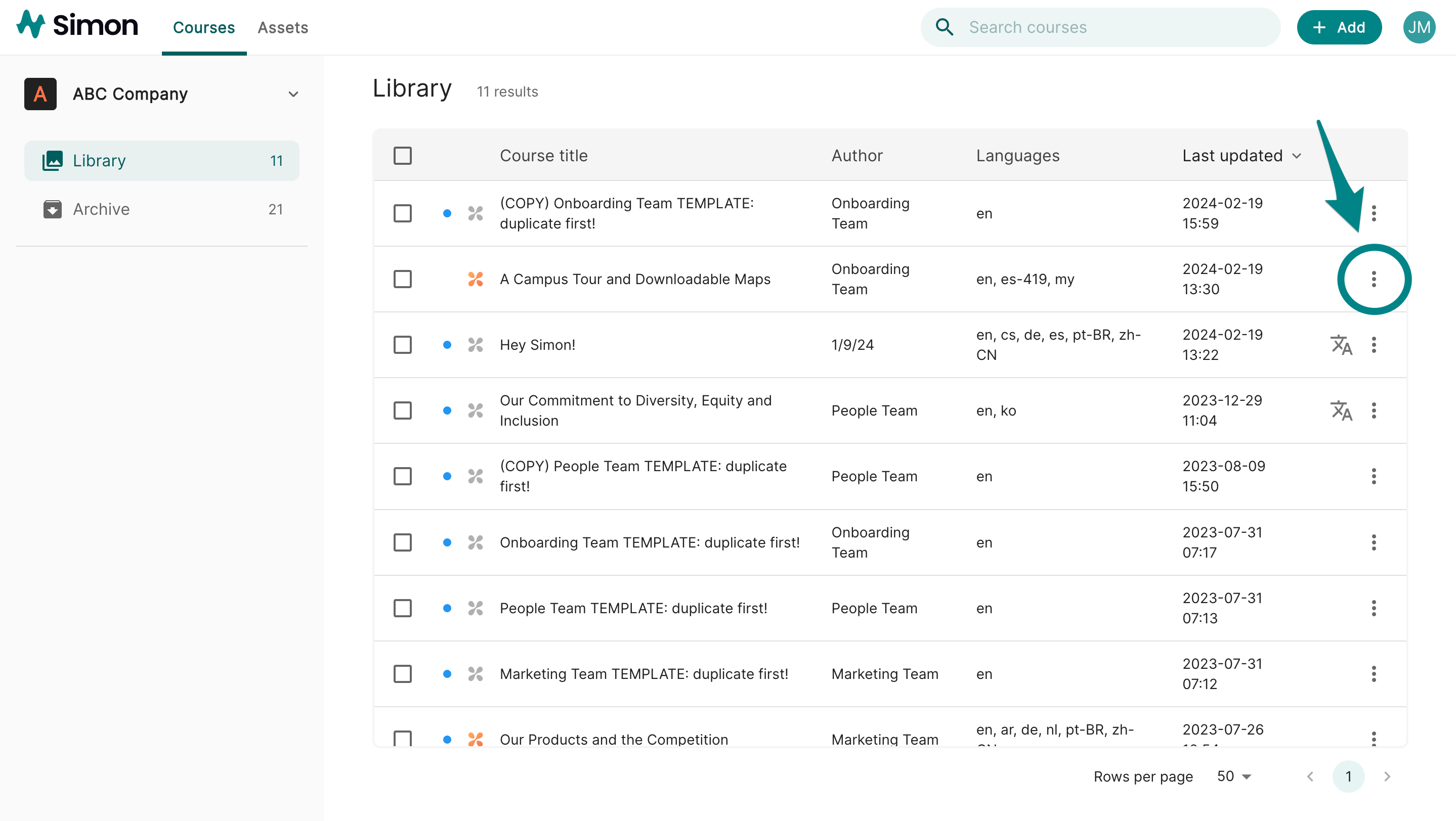 Using translated assets in a Simon Course – OpenSesame Support