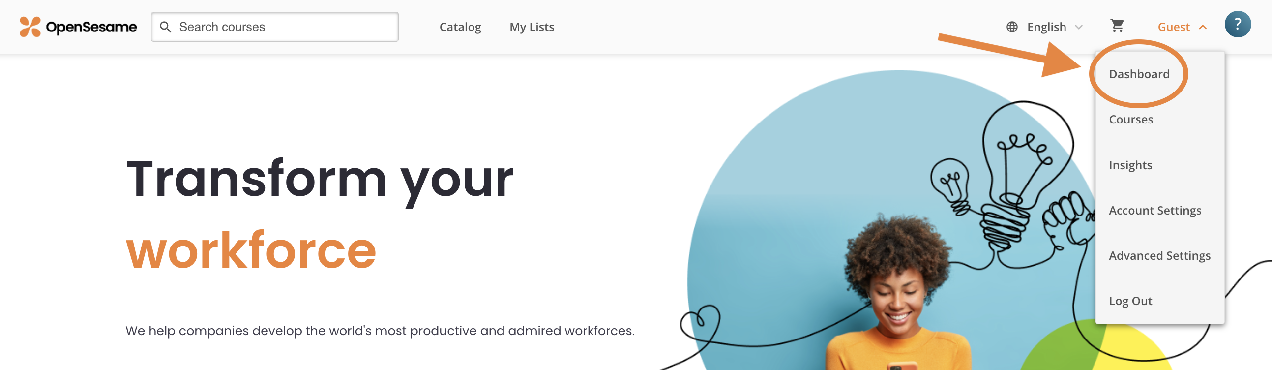 How to access the OpenSesame Dashboard – OpenSesame Support