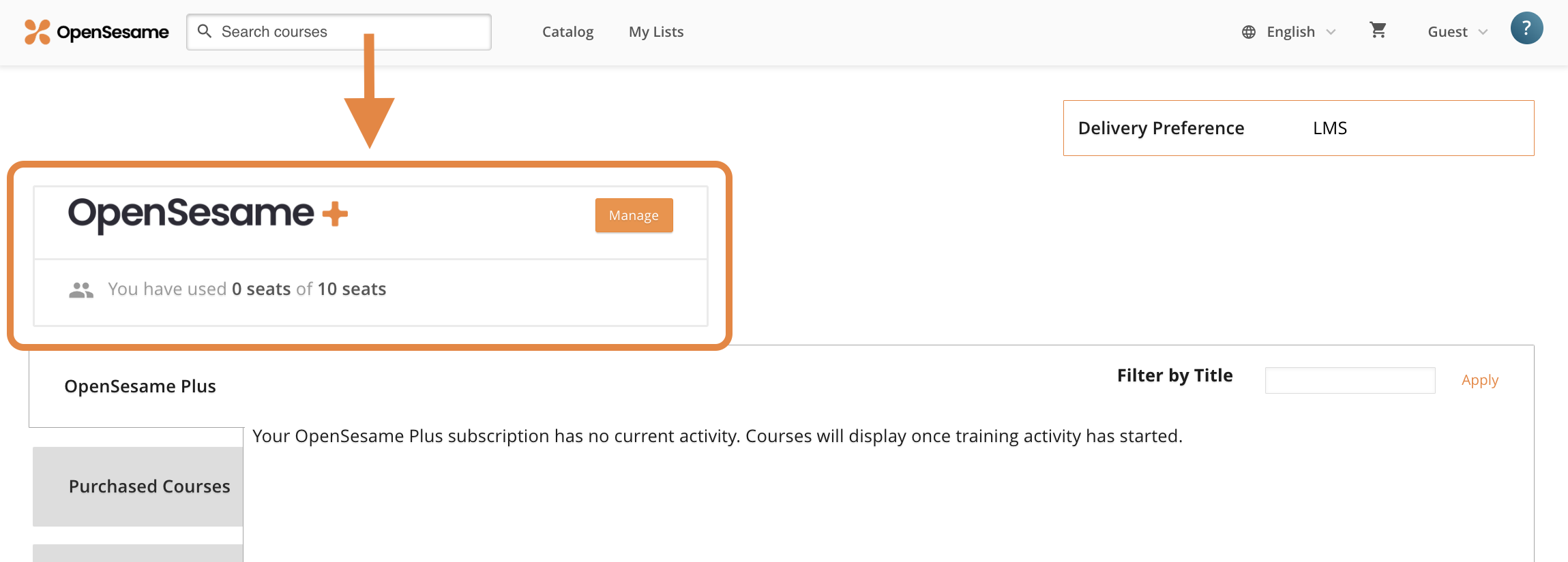 How to use the Team dashboard – OpenSesame Support