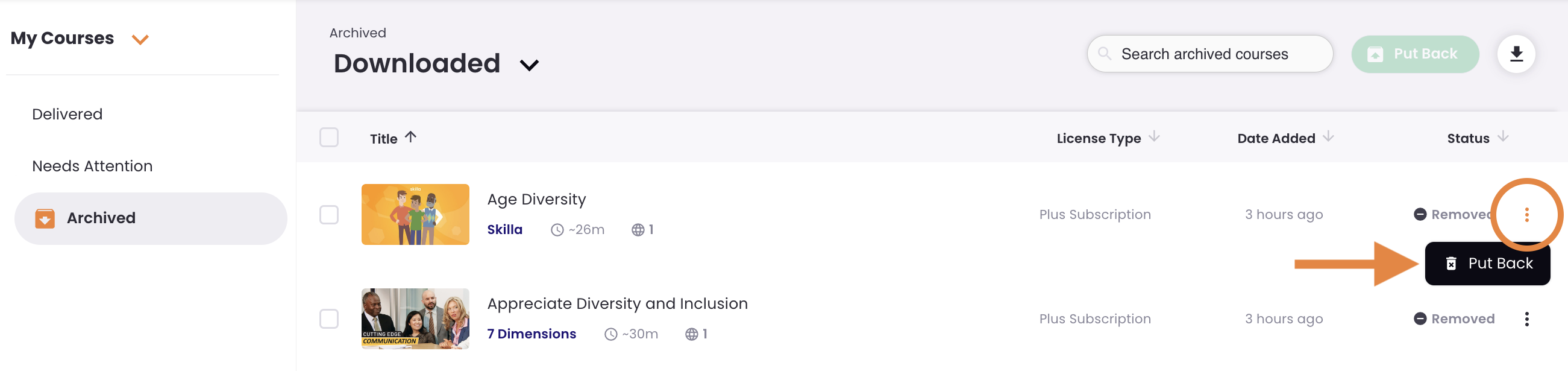 How to use the My Courses dashboard – OpenSesame Support