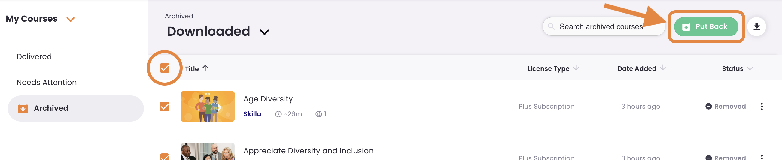 How to use the My Courses dashboard – OpenSesame Support