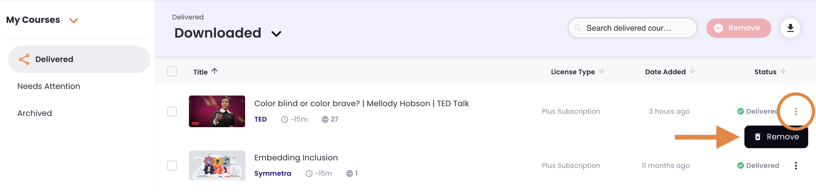 How to use the My Courses dashboard – OpenSesame Support