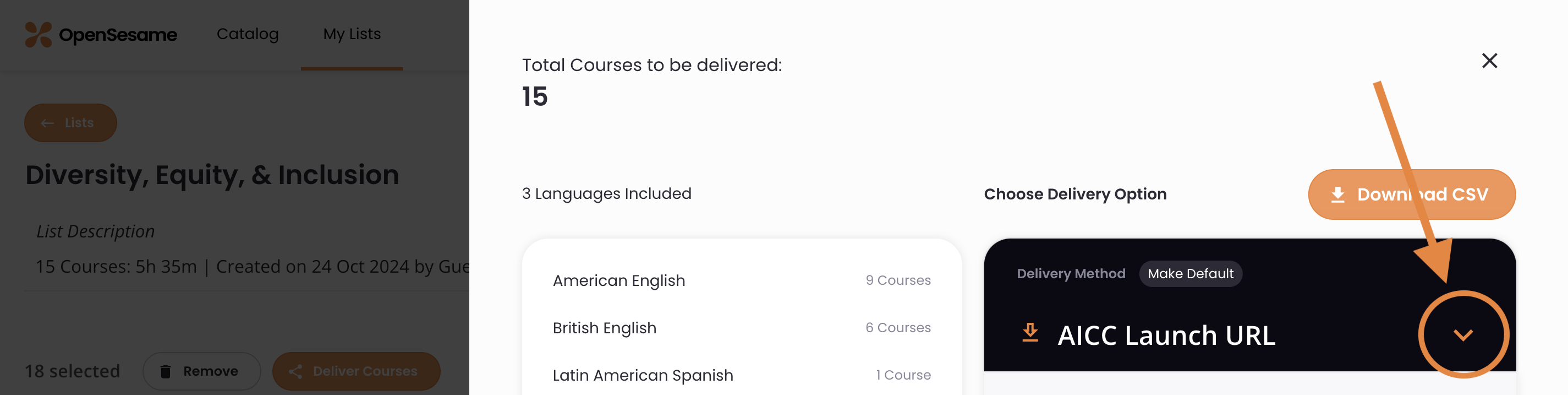 How to download OpenSesame AICC launch URLs – OpenSesame Support