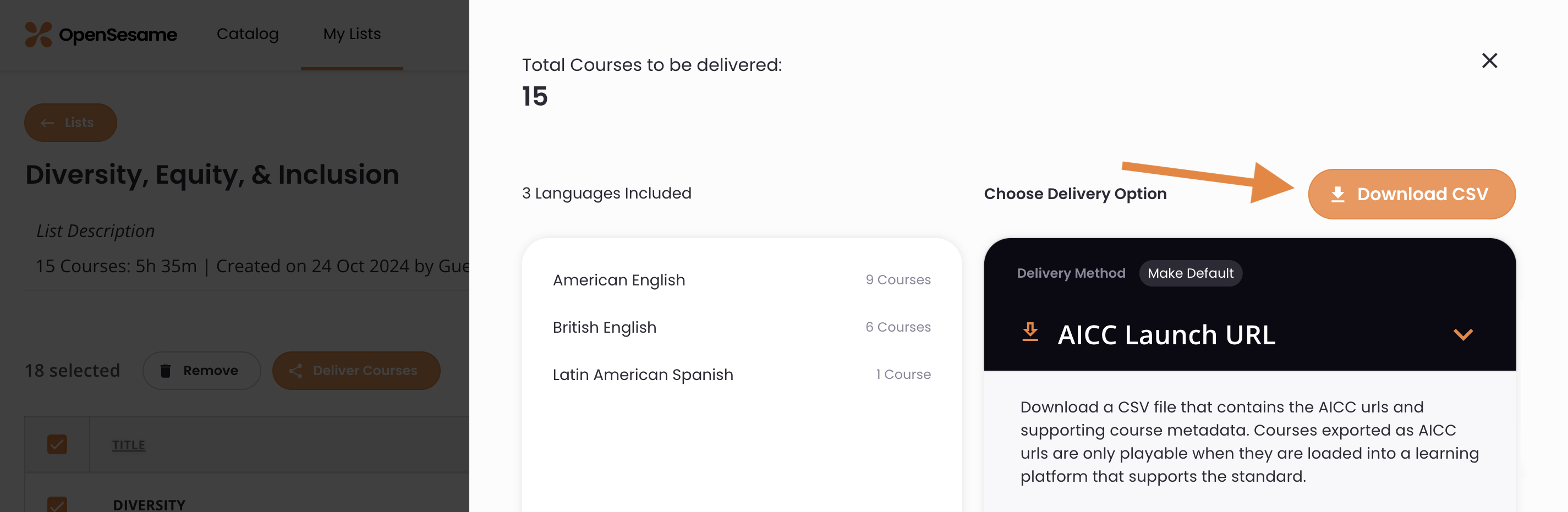 How to download OpenSesame AICC launch URLs – OpenSesame Support