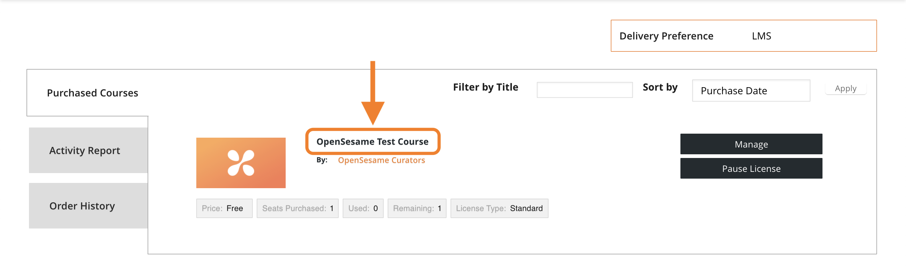 How do I access my purchased course? – OpenSesame Support